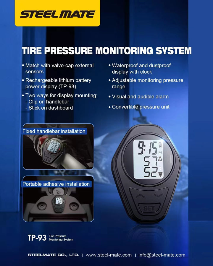 TPMS for Motorcycle – Steelmate Automotive SA