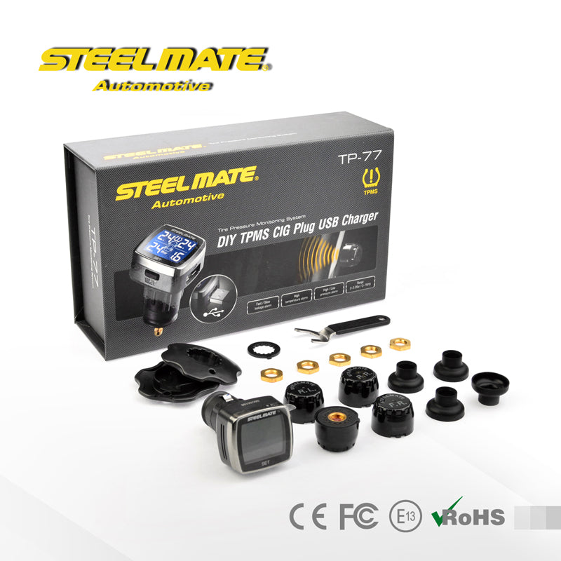 Steelmate TP-77 Cig Powered TPMS External Sensor – Steelmate Automotive SA